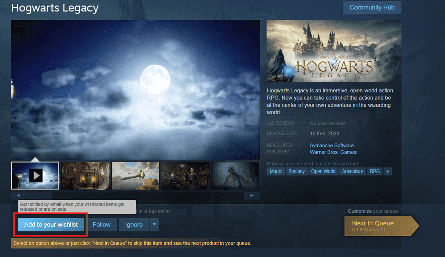 How Steam Wishlists Work